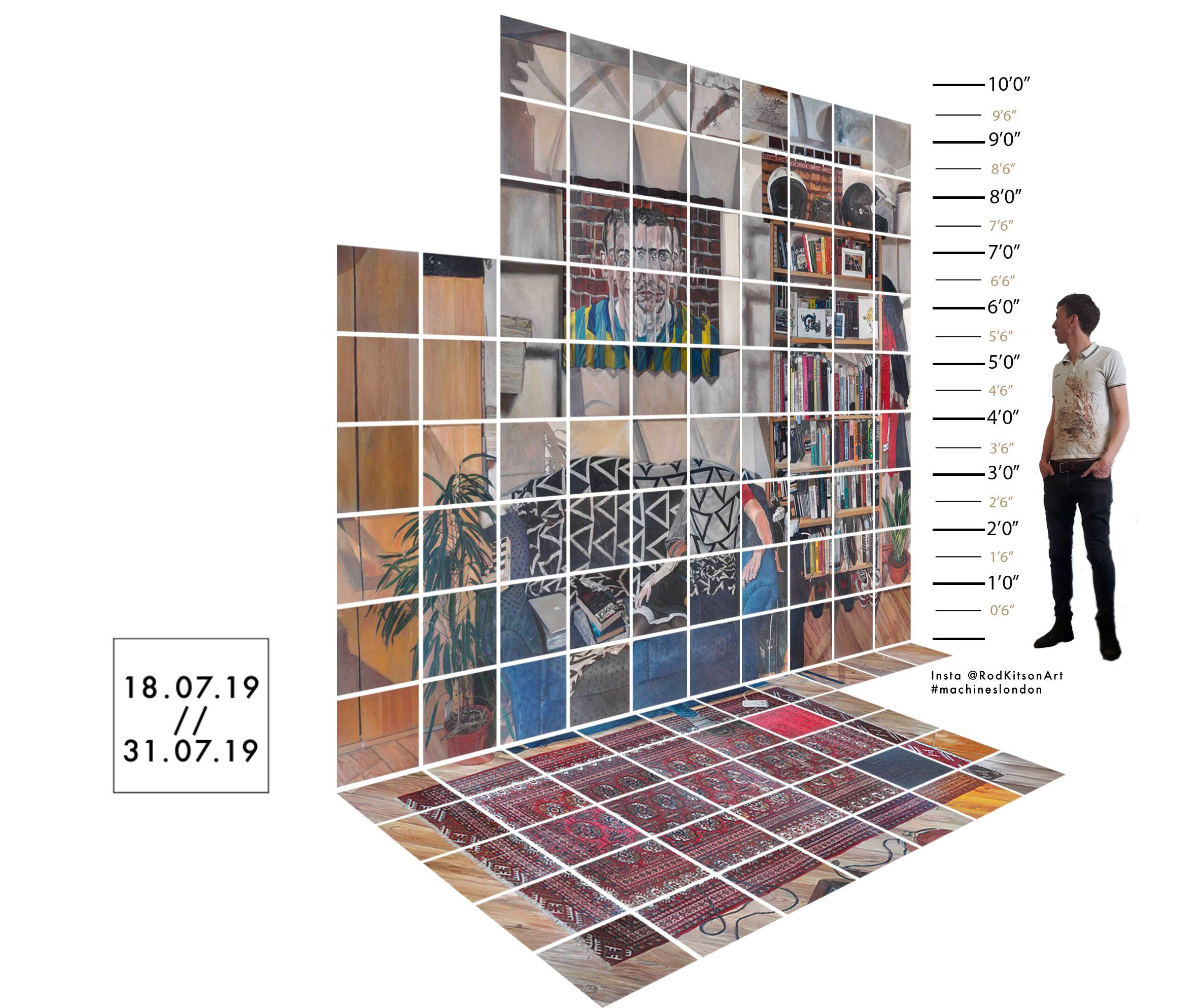 Squares - Rod Kitson // Artist